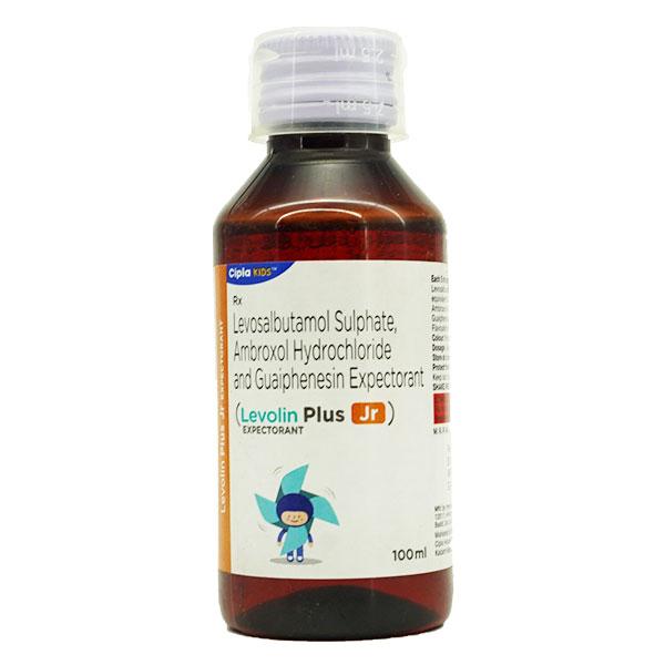 Buy LEVOLIN PLUS JR Expectorant 100ml Online at Upto 25% OFF | Netmeds