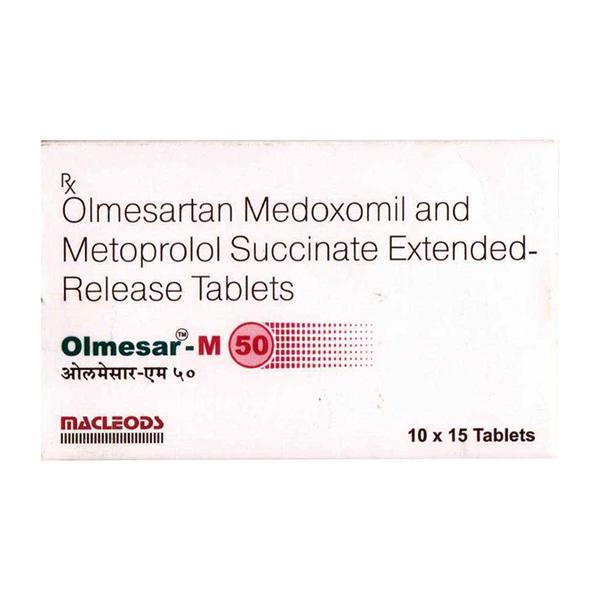 OLMESAR M 50 Tablet 15's : Price, Uses, Side Effects | Netmeds