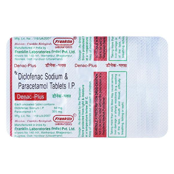 DENAC PLUS Tablet 10's Price, Uses, Side effects, Substitutes | Netmeds