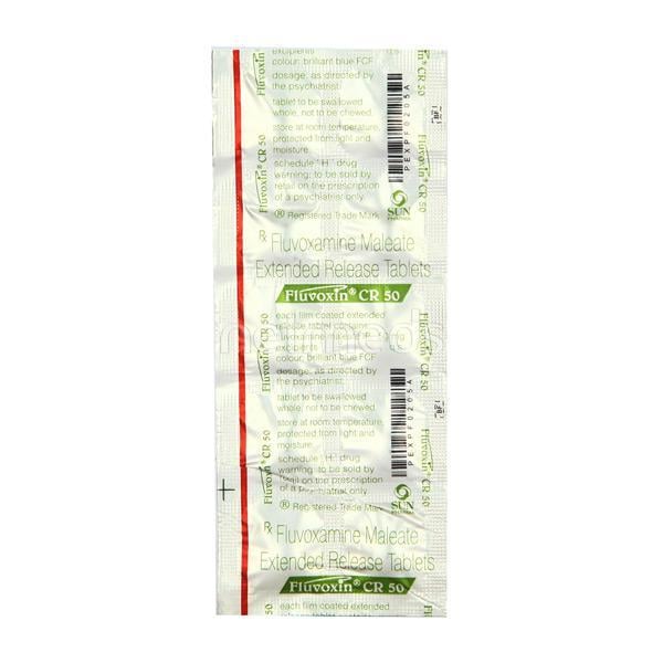 Fluvoxin CR 50mg Tablet 10'S : Price, Uses, Side Effects | Netmeds