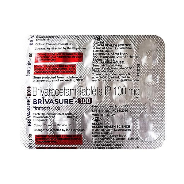 BRIVASURE 100 Tablet 15's