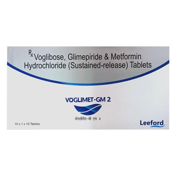 Voglimet GM 2 Tablet 10'S : Price, Uses, Side Effects | Netmeds