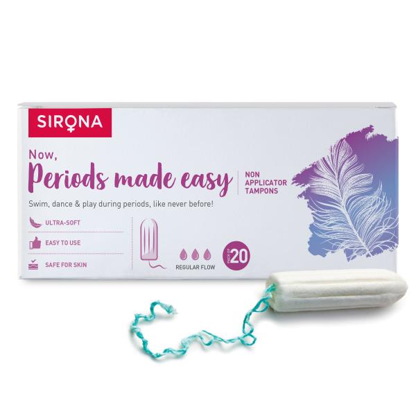 Buy Sirona Premium Digital Medium Flow Tampons 20's online at best ...