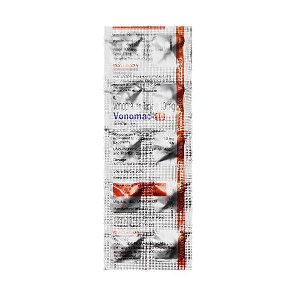 Buy VONOMAC 10 Tablet 10's Online | Netmeds