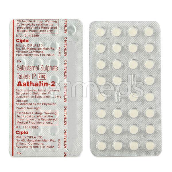 Asthalin 2mg Tablet 30'S : Price, Uses, Side Effects | Netmeds