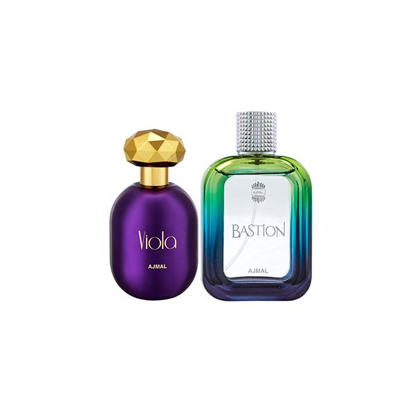 Buy Ajmal Viola EDP Fruity Floral Perfume And Bastion EDP Woody ...