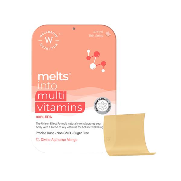 Buy Wellbeing Nutrition Melts Complete Plant Based Multivitamin 60 gm Online at Best Price ...