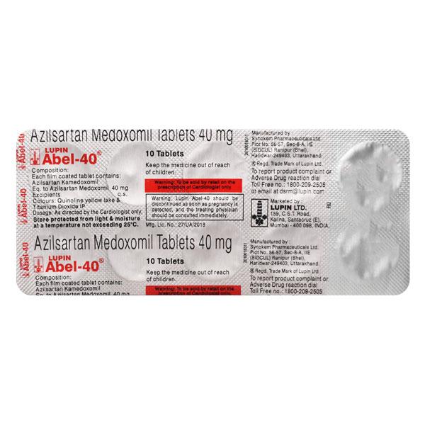 Abel 40mg Tablet 10'S : Price, Uses, Side Effects | Netmeds
