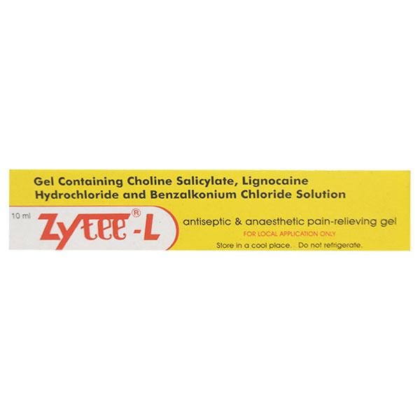 Buy Zytee L 9% Gel 10ml Online at Upto 25% OFF | Netmeds