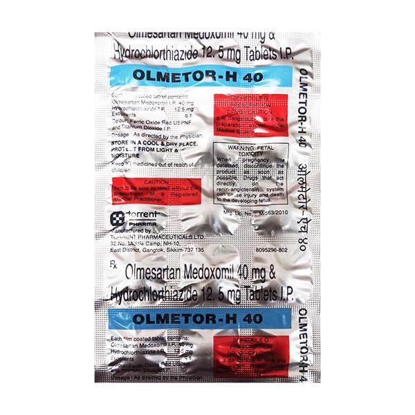 OLMETOR H 40 Tablet 15's