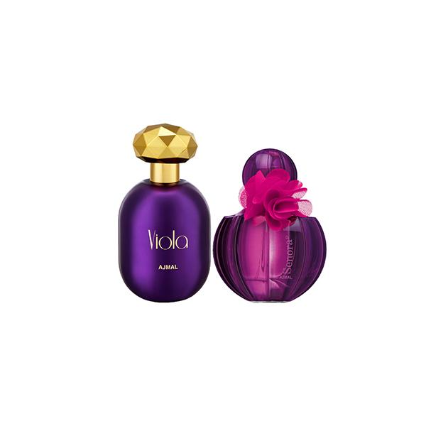 Buy Ajmal Viola EDP Fruity Floral Perfume And Senora EDP Floral Spicy ...