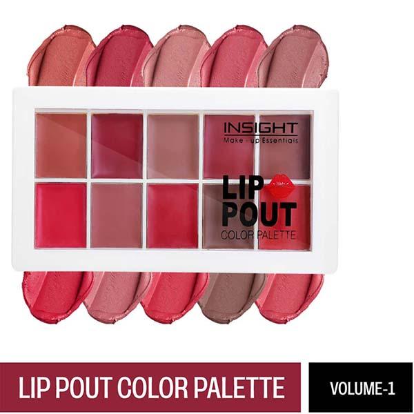 Buy Insight Cosmetics Lip Pout Color Palette - Volume 1 11 gm Online at ...