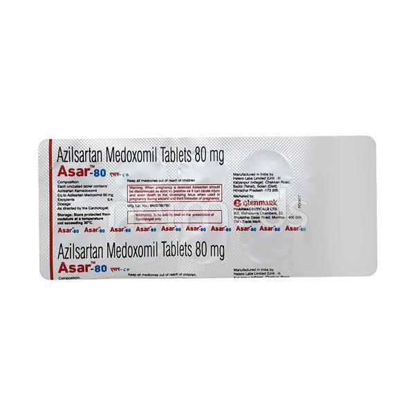 Buy Asar 80mg Tablet 10'S Online at Upto 25% OFF | Netmeds
