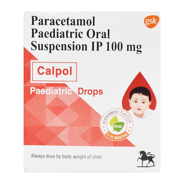 Calpol Peppermint Flavour Paediatric Drops 15ml - Price, Uses, Side ...