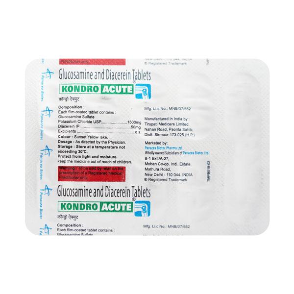 Kondro Acute Tablet 10'S : Uses, Side Effects, Price | Netmeds