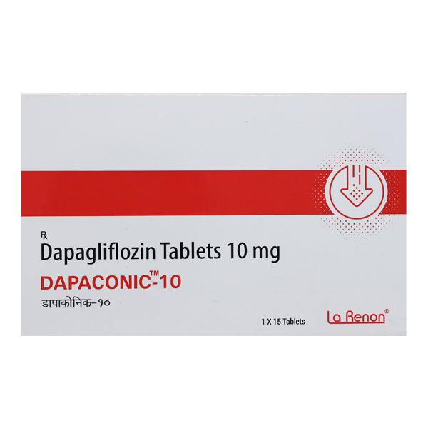 DAPACONIC 10 Tablet 15's : Price, Uses, Side Effects | Netmeds