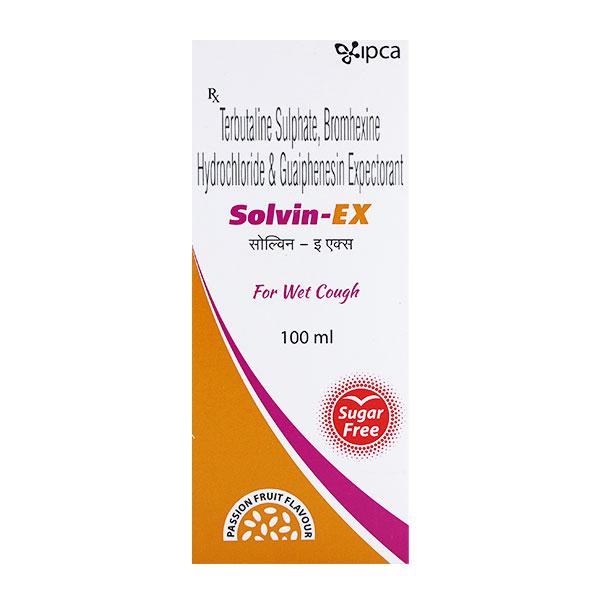 SOLVIN EX PASSION FRUIT FLAVOUR SUGAR FREE Expectorant 100ml Price ...