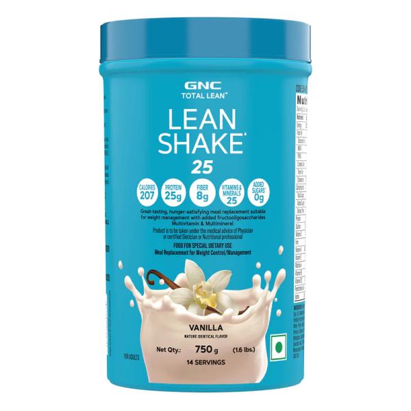 Buy GNC Lean Shake 25 Powder - Vanilla Flavour 750 gm Online at ...