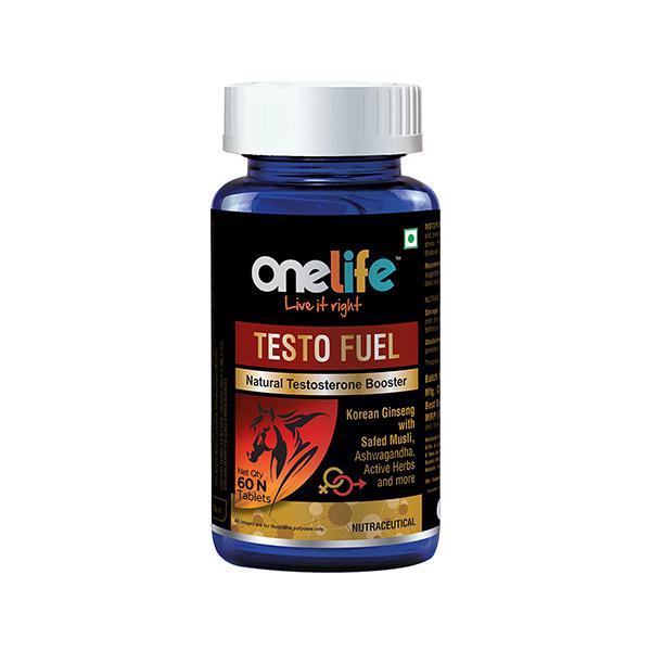 Onelife Testo Fuel Tablet 60's online at best price-Herbal Supplements