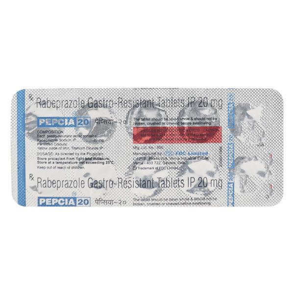 Pepcia 20mg Tablet 10'S Price, Uses, Side effects, Substitutes | Netmeds