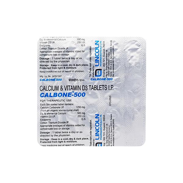 Calbone Tablet 15'S : Price, Uses, Side Effects | Netmeds