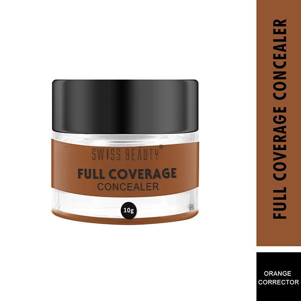 Buy Swiss Beauty Full Coverage Creamy Concealer - (Orange Corrector) 10 ...