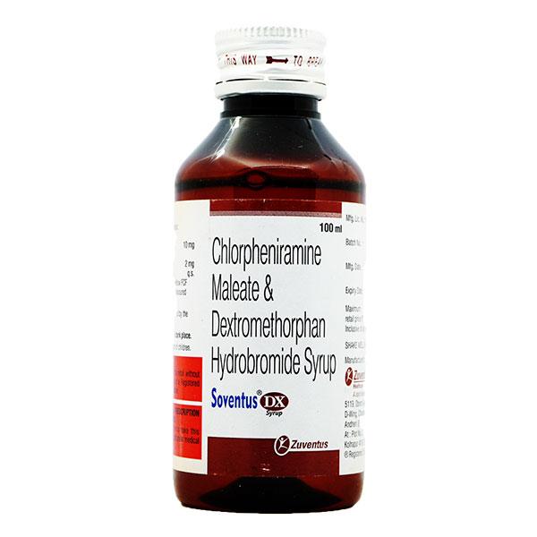 Soventus DX Syrup 100ml Price, Uses, Side effects, Substitutes | Netmeds