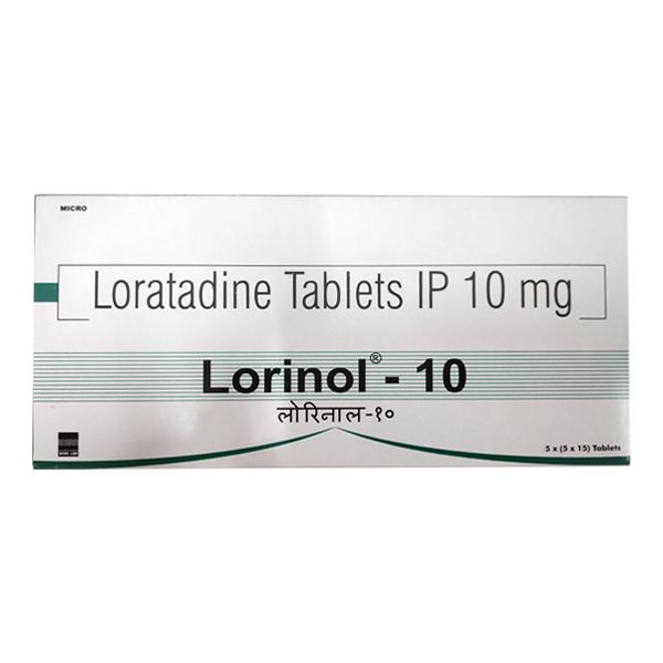 Buy LORINOL 10 Tablet 15's Online at Upto 25% OFF | Netmeds