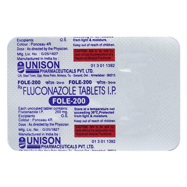 Buy Fole 200mg Tablet 1'S Online at Upto 25% OFF | Netmeds