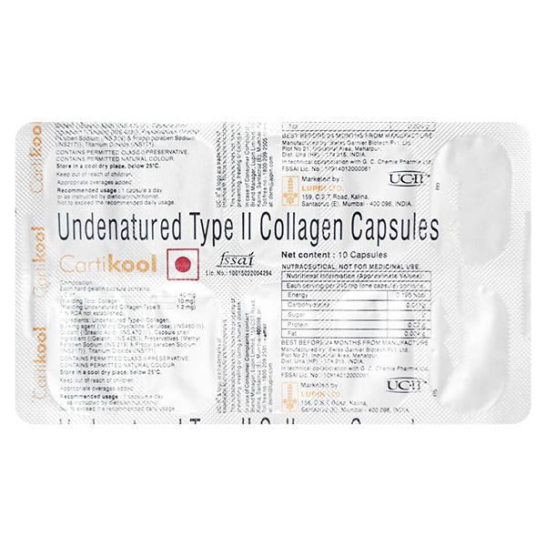 Buy Cartikool Capsule 10'S Online at Upto 25% OFF | Netmeds