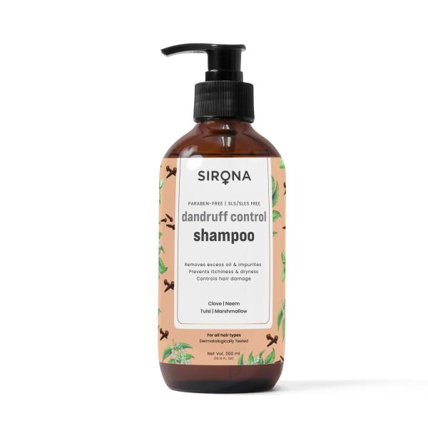 Buy Sirona Dandruff Shampoo Conditioner 300 ml - Clove, Neem, Tulsi ...