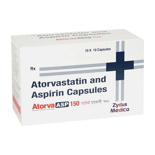 Atorva Asp 150mg Capsule 10'S Price, Uses, Side effects, Substitutes ...