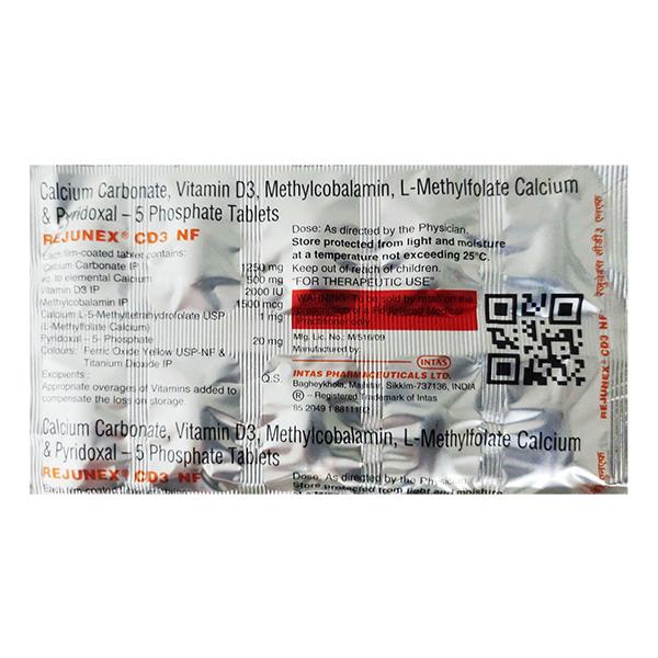 REJUNEX CD3 NF Tablet 10's : Price, Uses, Side Effects | Netmeds