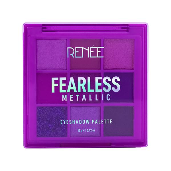 Buy Renee Cosmetics Fearless Eyeshadow Palette, Metallic 12 gm Online ...