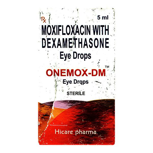 ONEMOX DM Eye Drops 5ml Price, Uses, Side effects, Substitutes | Netmeds