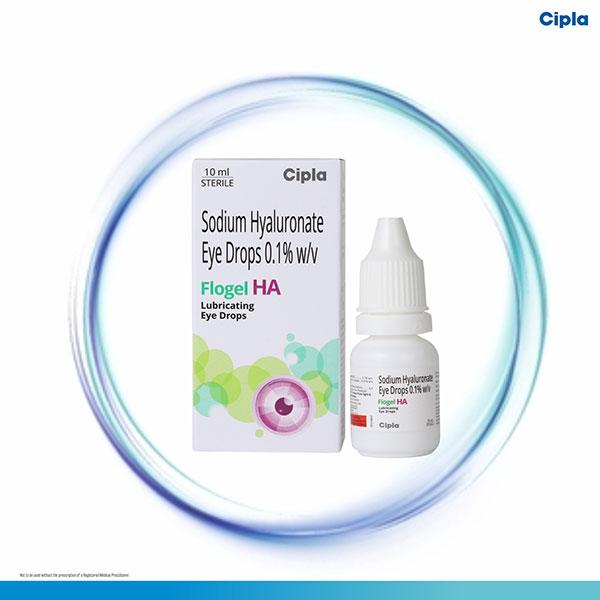 FLOGEL HA Eye Drops 10ml - Price, Uses, Side Effects | Netmeds