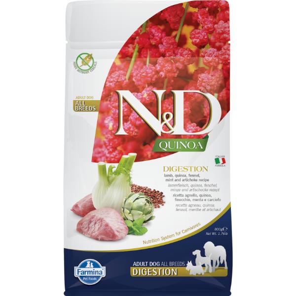 Buy Farmina N&D Quinoa Digestion Dog Food - Lamb, Fennel, Mint ...