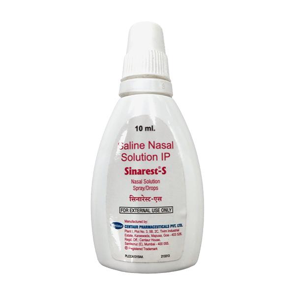 Buy Sinarest S Nasal Drops 15ml Online at Upto 25% OFF | Netmeds