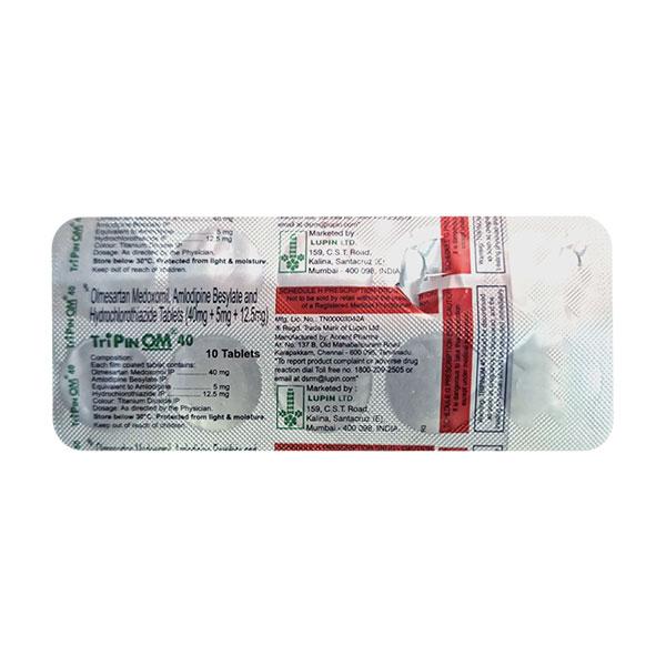 Tripin OM 40mg Tablet 10'S : Price, Uses, Side Effects | Netmeds
