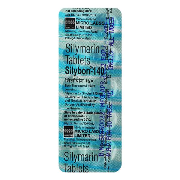 Silybon 140mg Tablet 10'S - Price, Uses, Side Effects | Netmeds