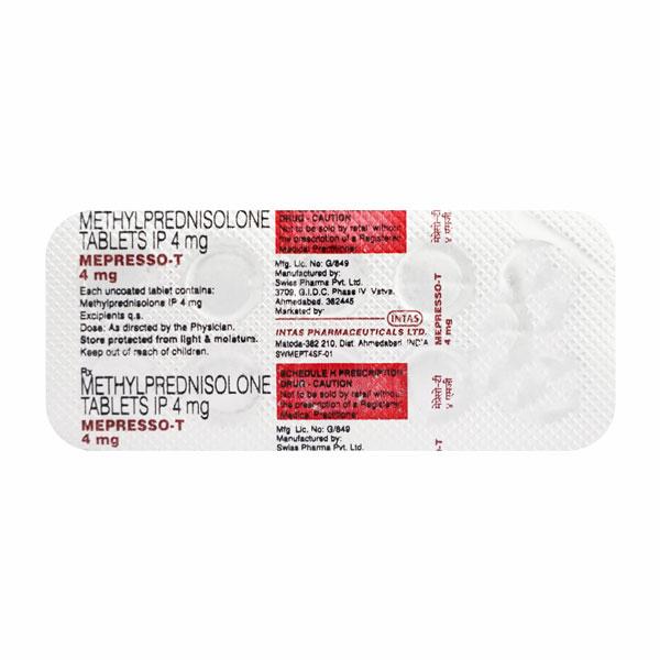 Buy Mepresso T 4mg Tablet 10'S Online at Upto 25% OFF | Netmeds