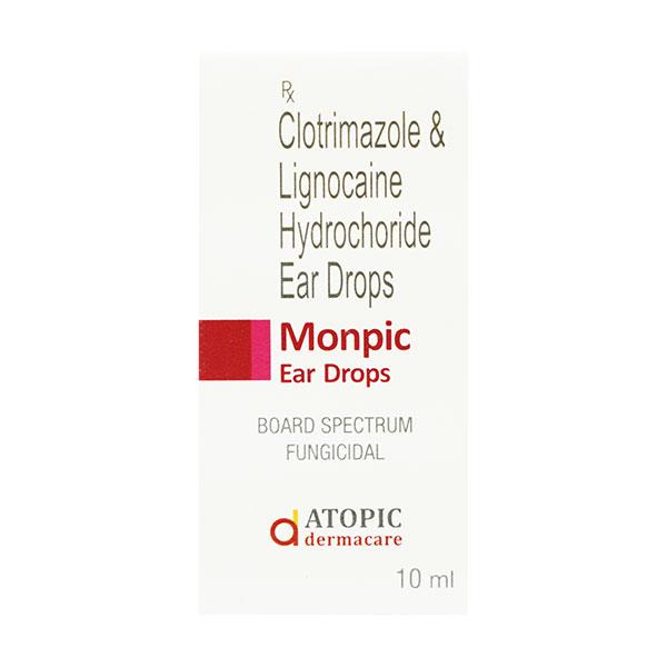 MONPIC Ear Drops 10ml Price, Uses, Side effects, Substitutes | Netmeds