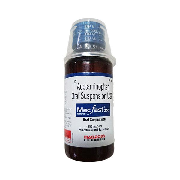 Buy Macfast 250mg Suspension 60ml Online at Upto 25% OFF | Netmeds