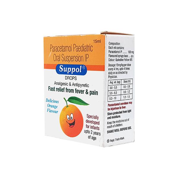 Suppol Delicious Orange Flavour Drops 15ml Price, Uses, Side effects ...