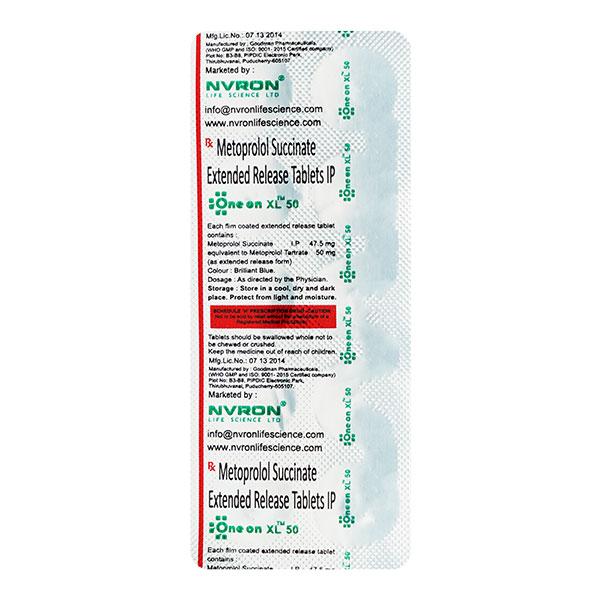 ONE ON XL 50mg Tablet 10's : Price, Uses, Side Effects | Netmeds