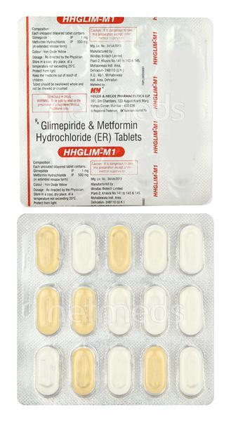 Hhglim M1 Tablet 15'S : Price, Uses, Side Effects | Netmeds