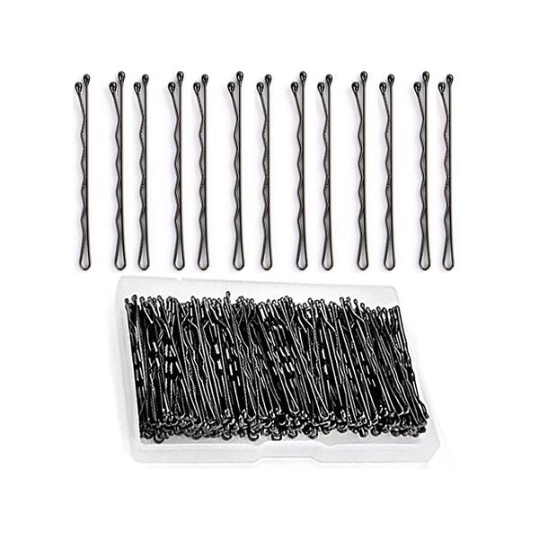 Bronson Professional Bobby Hair Pins 65mm with Storage Box Thick Black ...