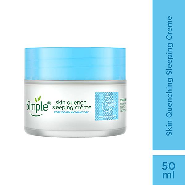 Buy Simple Water Boost Skin Quench Sleeping Creme 50 gm Online at Best ...