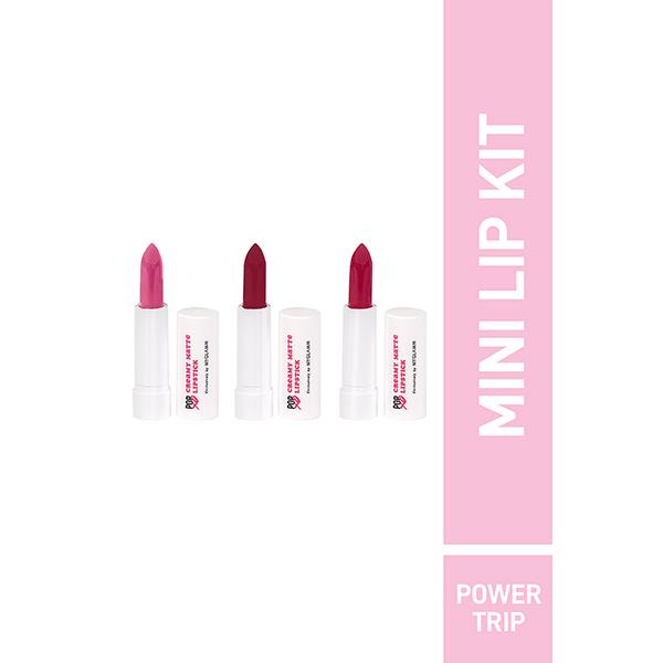 Buy MyGlamm POPxo Makeup Collection -Mini Lip Kit-Power Trip-7.5gm ...