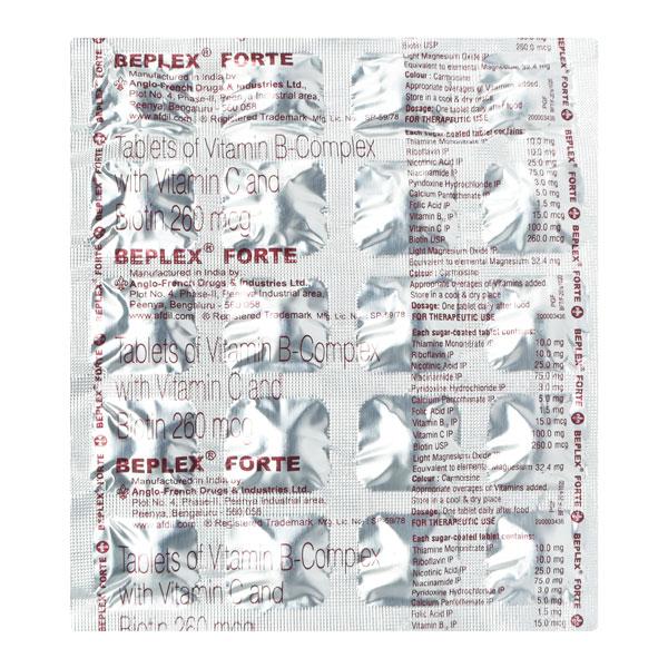 Beplex Forte Tablet 20'S : Price, Uses, Side Effects | Netmeds